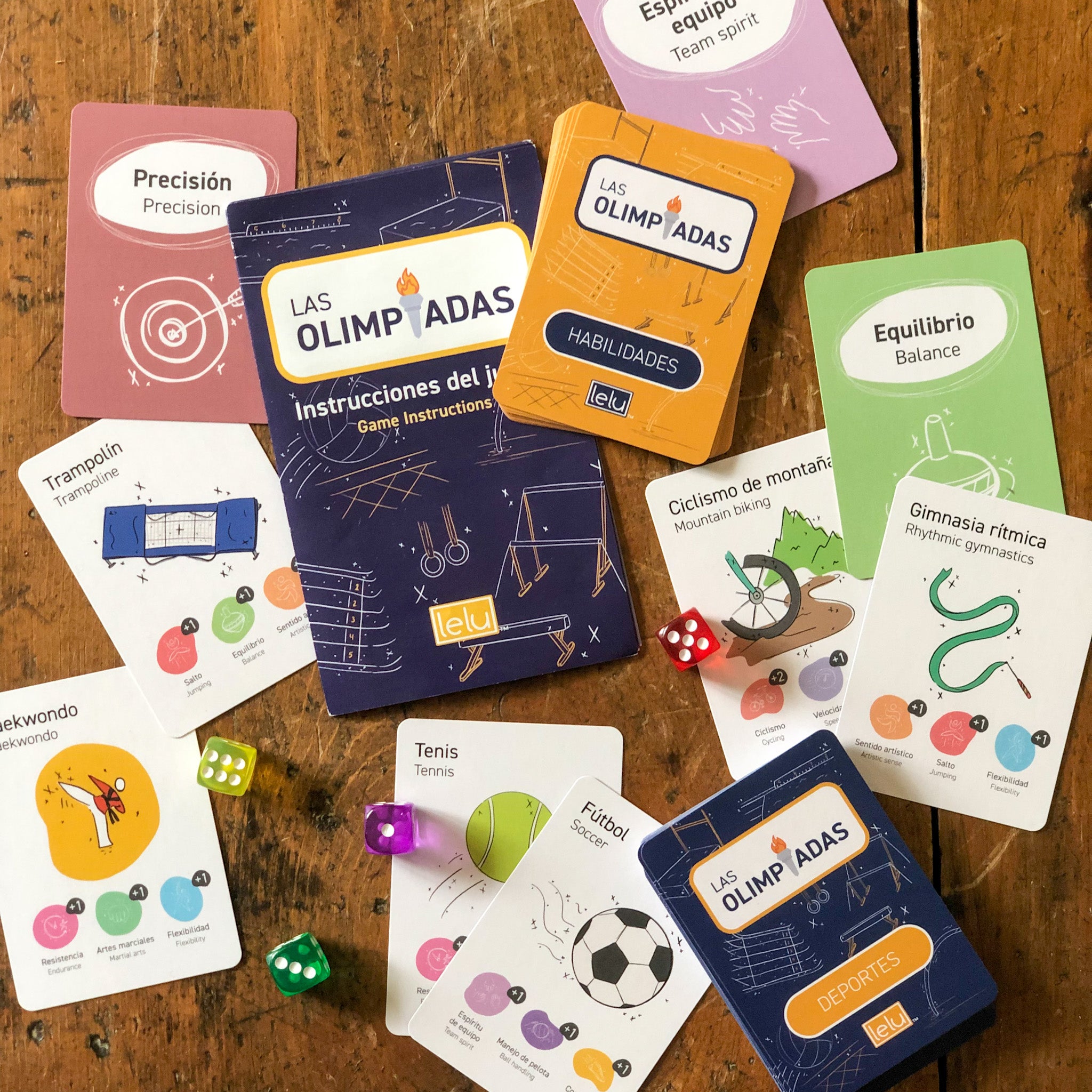 Las Olimpiadas (Sports-themed Spanish card game) – Lelu