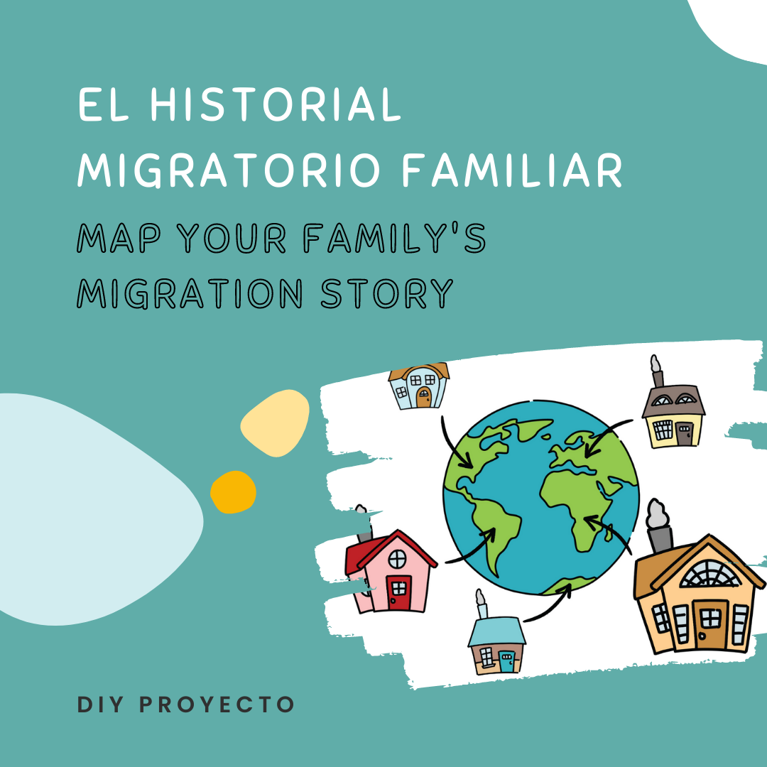 Map Your Family's Migration Story | Easy Bilingual DIY Proyecto | Lelu