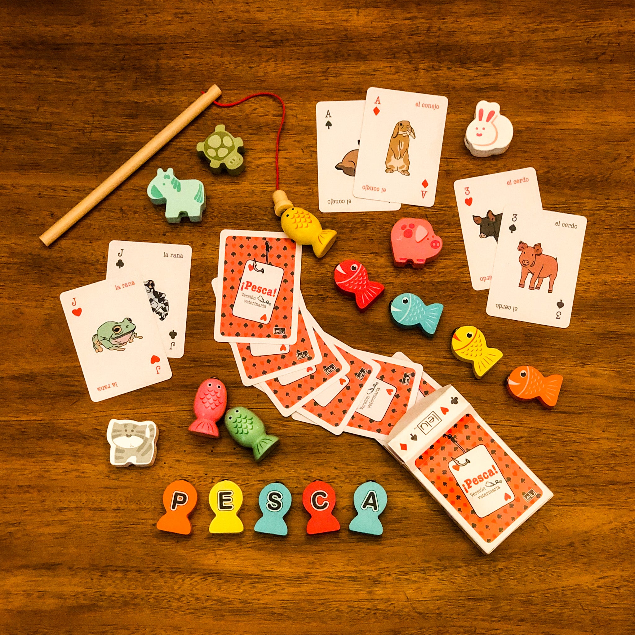 ¡Pesca! Versión Veterinaria (Go Fish style card game in Spanish) – Lelu
