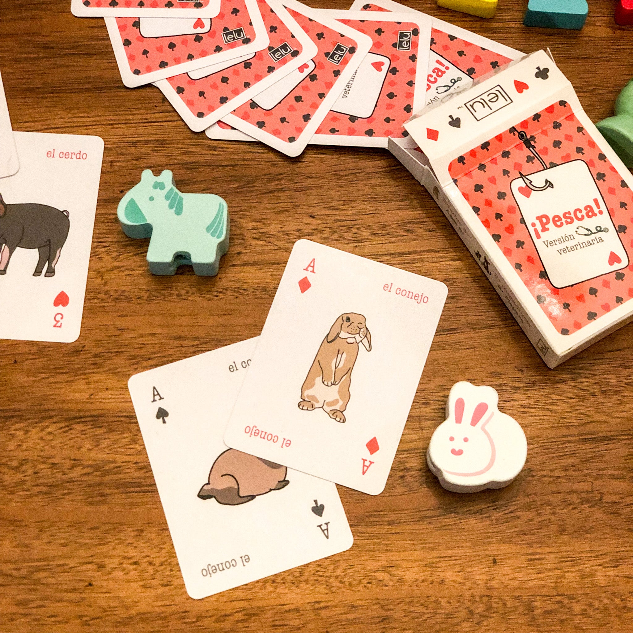 ¡Pesca! Versión Veterinaria (Go Fish style card game in Spanish) – Lelu