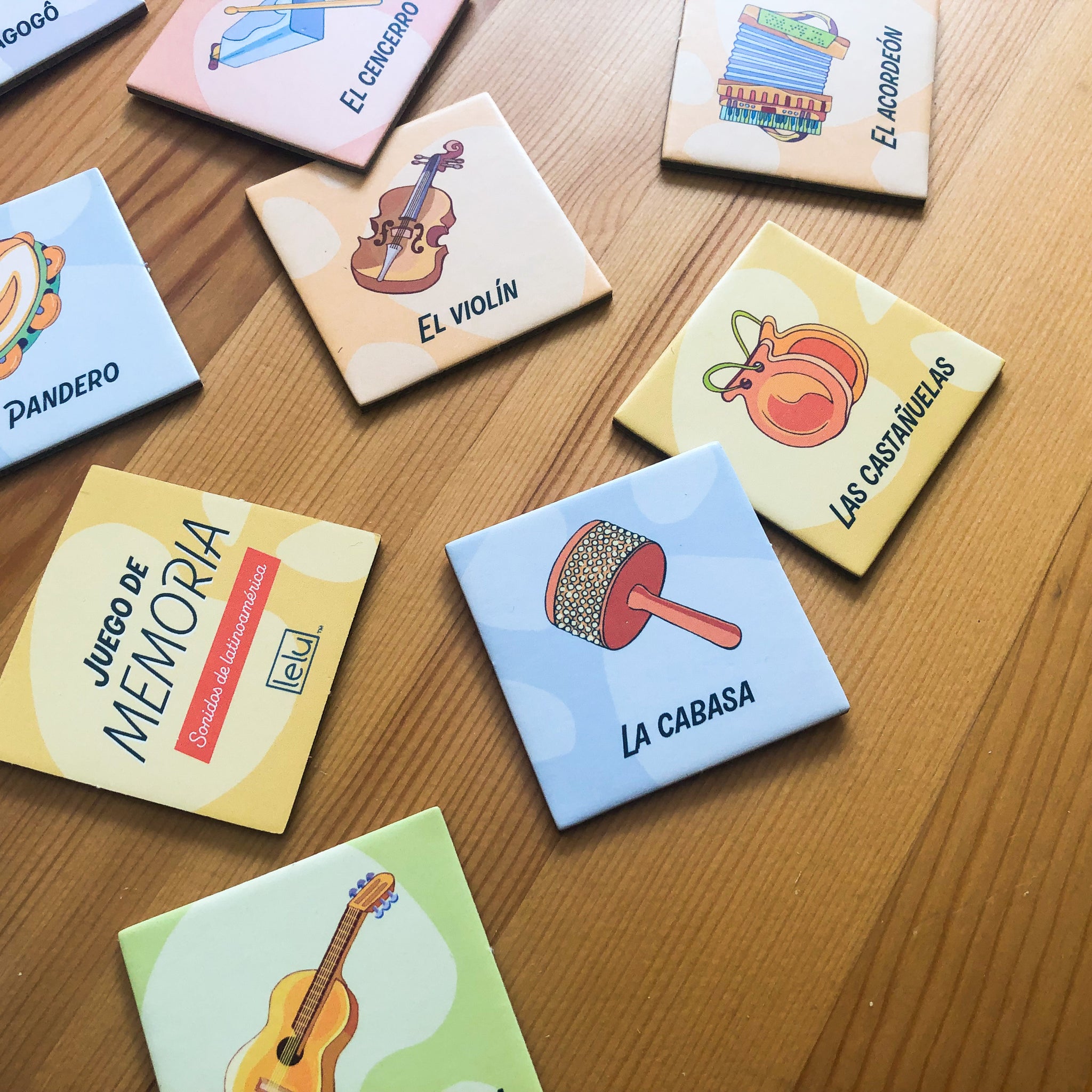 Learn Spanish by playing Juego de memoria (Kids' memory matching game ...
