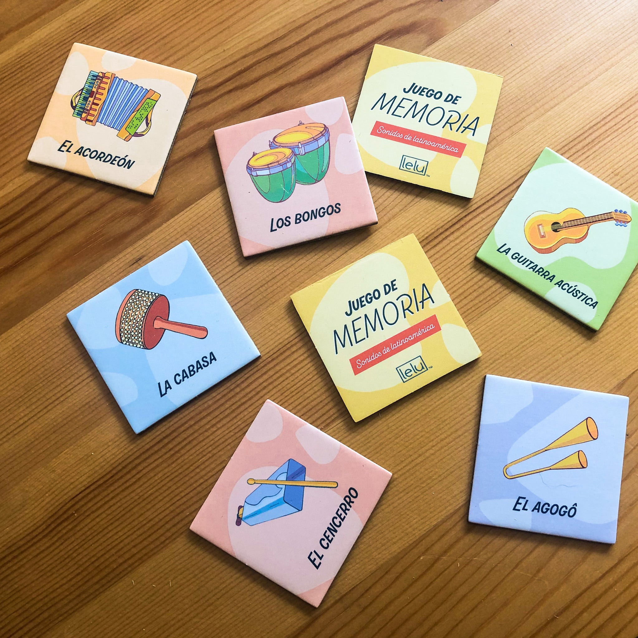 Learn Spanish by playing Juego de memoria (Kids' memory matching game ...